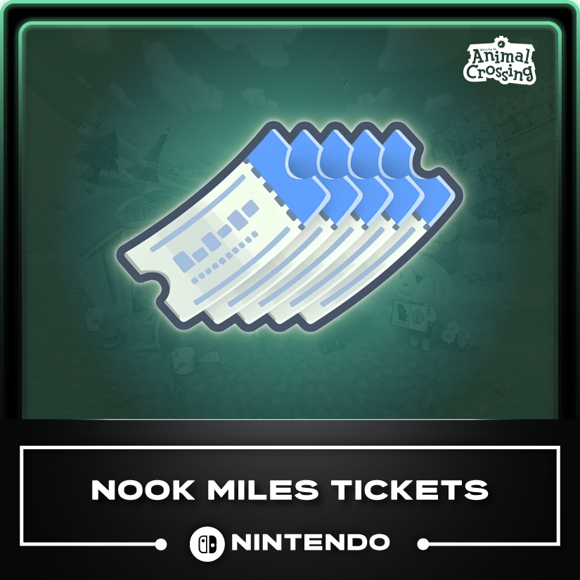 Nook Miles Tickets Delivery – Animal Crossing: New Horizons | Denny’s ...
